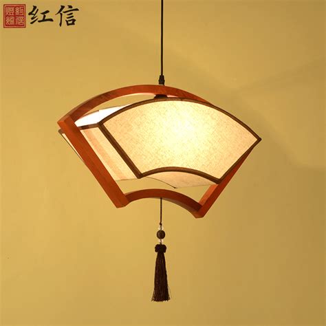 实木新中式吊灯复古中国风禅意床头吧台阳台木艺玻璃小吊灯组合灯虎窝淘