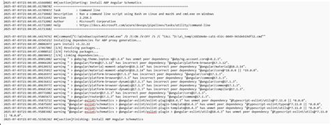 Issues With Azure Pipeline For Abp Angular Frontend Deployment