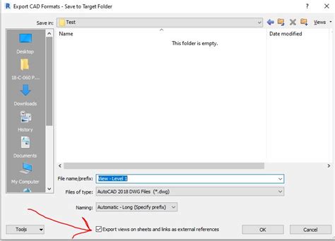 Solved Exporting Revit To Dwg External References Autodesk Community