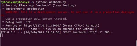 How To Create A Webhook In Python