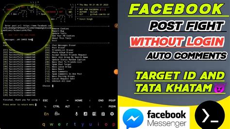 Facebook Post Fight On Termux Fb Auto Comments Youtube