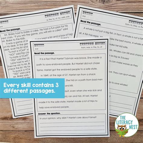 Vce Syllable Type Decodable Reading Passages The Literacy Nest