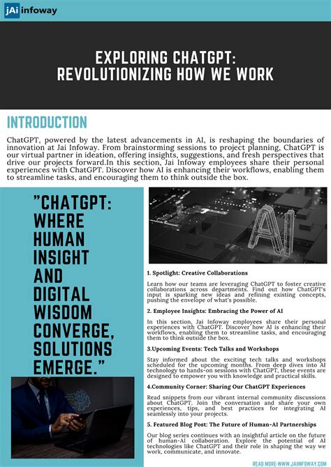 exploring chatgpt revolutionizing how we work by intelligent block