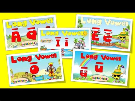 Long Vowels Compilation ā ē ī ō ū The Macron Symbol Phonics Worksheets Library