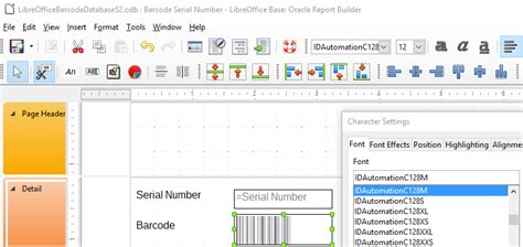 Apache LibreOffice OpenOffice Barcode Tutorial IDAutomation