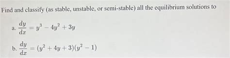 Solved Please Answer A B With Work Find And Classif