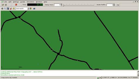 Scenario With Vehicle‐nodes Programmed In Simulation Of Urban Mobility