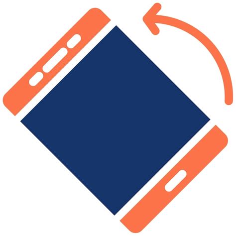 Premium Vector Screen Rotation Vector Illustration
