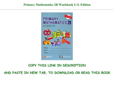 Download [pdf] Primary Mathematics 2b Workbook U S Edition Full Books
