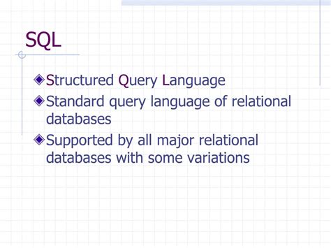 Cs320 Web And Internet Programming Sql And Mysql Ppt Download