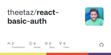 GitHub Theetaz React Basic Auth