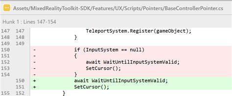 Pointer Does Not Always Spawn Cursor Issue Microsoft MixedRealityToolkit Unity GitHub