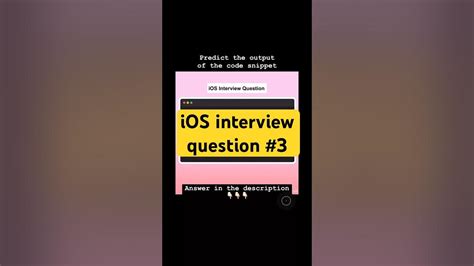 Ios Output Prediction Question 3 Ios Coding Iosdevelopment