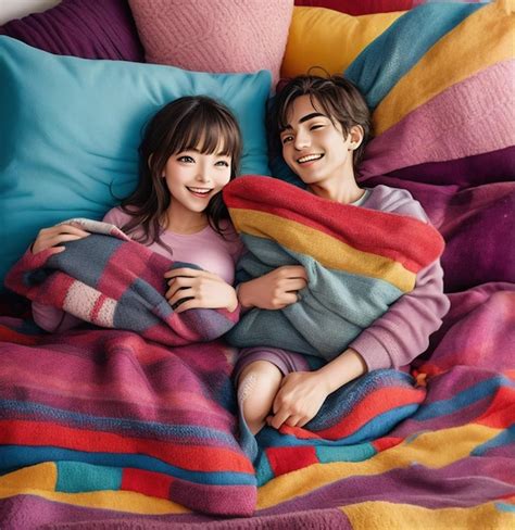 Premium Photo Romantic Couple In Bed