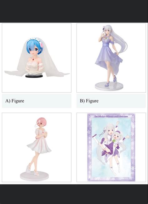 Ichiban Kuji Re Zero Dreaming Future Story Hobbies Toys Memorabilia Collectibles Fan