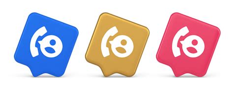 전화 문의 전화 헬프 데스크 고객 지원 버튼 전화 통화 서비스 3d 현실적인 말풍선 아이콘 3차원 형태에 대한 스톡 벡터 아트 및 기타 이미지 3차원 형태 고객 고객