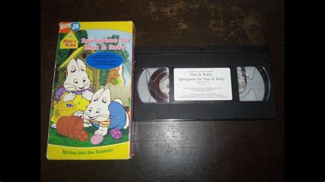 Opening And Closing To Max And Ruby Springtime For Max And Ruby 2005 Promotional Vhs Youtube