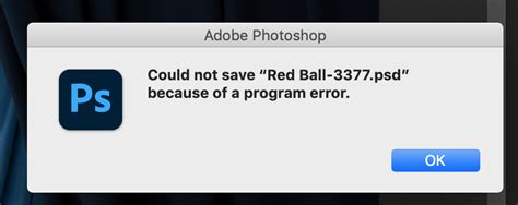 could not save because of a program error photosho adobe community
