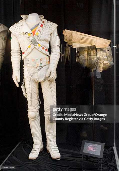 Michael Jacksons Costume And A Model Of The Space Ship He Famously