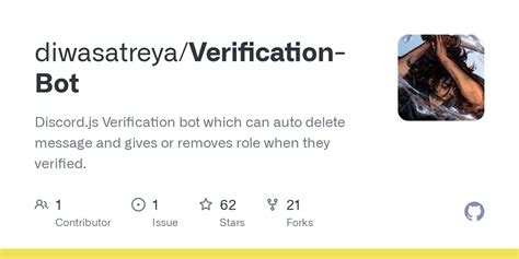 Github Diwasatreyaverification Bot Discordjs Verification Bot Which Can Auto Delete Message