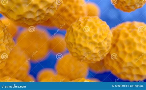 Abstract Science Background Virus Or Abstract Organism Stock