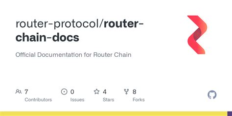 Github Router Protocolrouter Chain Docs Official Documentation For