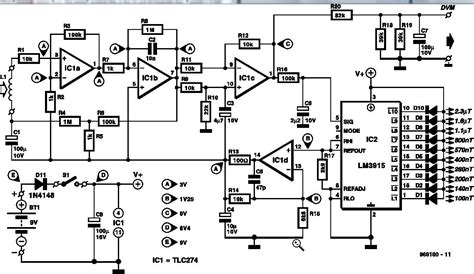 Magnetic Field Meter Magnetometer Circuit