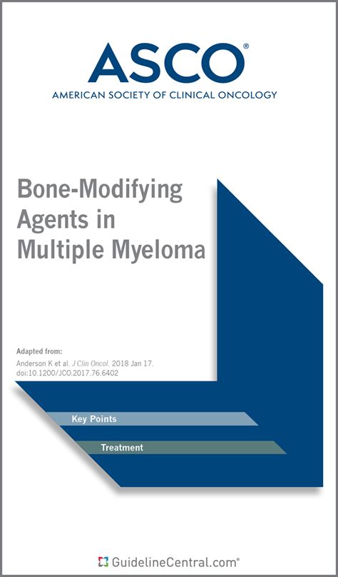 Bone Modifying Agents In Multiple Myeloma Clinical Guidelines Pocket