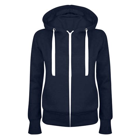 Anuirheih Fitted Hoodies For Women Lightweight Zip Up Hoodie Long