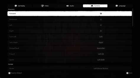 Controls Remnant From The Ashes Interface In Game