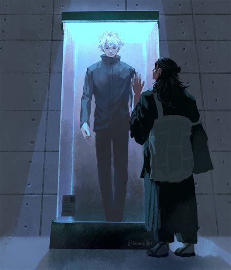 Gojou Satoru And Getou Suguru Jujutsu Kaisen Drawn By Lunarelles
