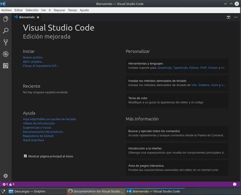 HowTo Visual Studio Code En Linux Without Debugger