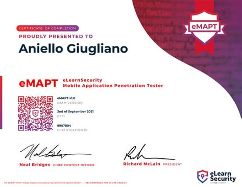 Emapt Certificate Ppt
