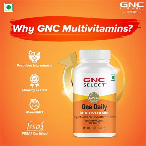 Gnc Select India Gnc Select One Daily Multivitamin