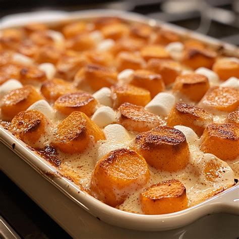 Irresistible 4 Ingredient Thanksgiving Yams With Marshmallows