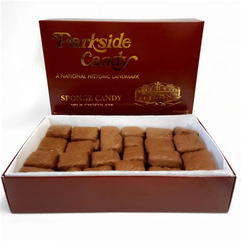 Milk Chocolate Sponge Candy 1 Lb Parkside Candy