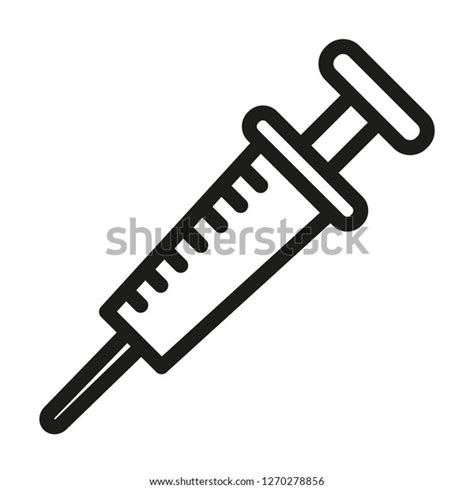 Injector Icon Perfect Outline Style Stock Vector Royalty Free Shutterstock