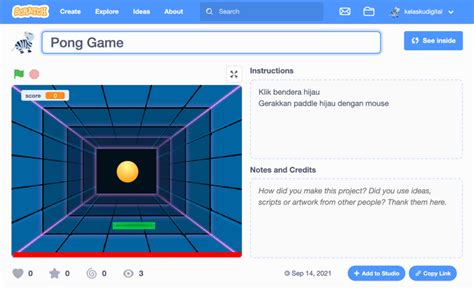 tutorial membuat game pong dengan modifikasi sprite · karyakarsa
