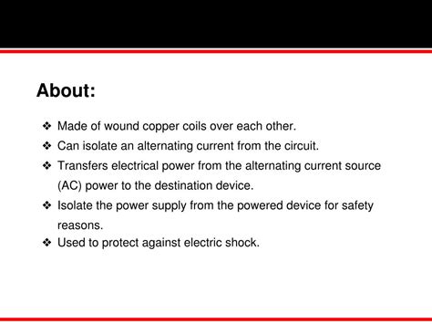Ppt Isolation Transformer Powerpoint Presentation Free Download Id