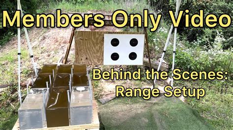 Behind The Scenes Part 1 Range Setup Youtube