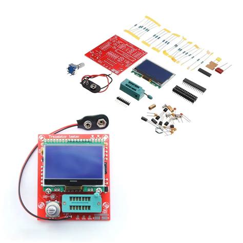 Original Hiland Diy M12864 Graphics Version Lcr Esr Pwm Transistor Tester Kit Sale Banggood