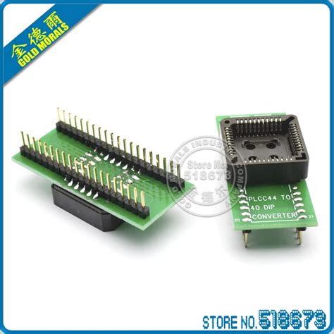 2pcs Lot PLCC Adapter PLCC44 To DIP40 For USB Universal Progrmmer Socket For Wholesale Free