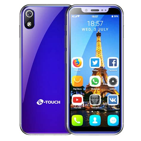 K Touch маленький мини смартфон 3 Android 8 1 четырехъядерный мобильный телефон с двумя Sim