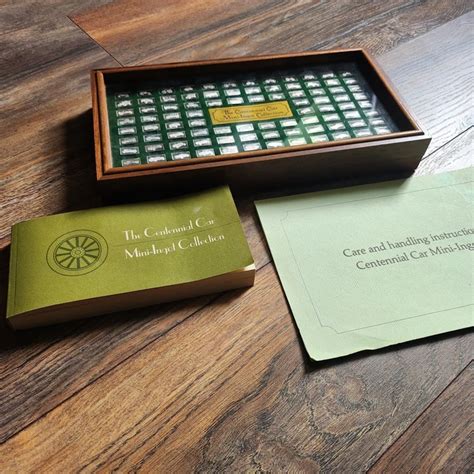 Franklin Mint The Centennial Car 100 Pcs Mini Ingot Collection 5 Oz 0925 55000 Picclick Ca