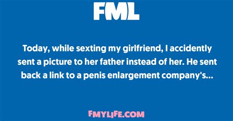 Miscellaneous Today While Sexting My Girlfriend I Accidently Sent A Picture FML