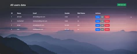 My Php Crud Project With Php Ahmed Sobhi Posted On The Topic Linkedin