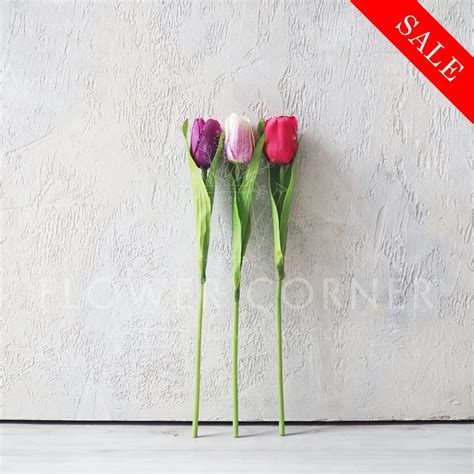 Jual Bunga Tulip Kain Kecil 1 Tangkai Small Artificial Tulip Flower