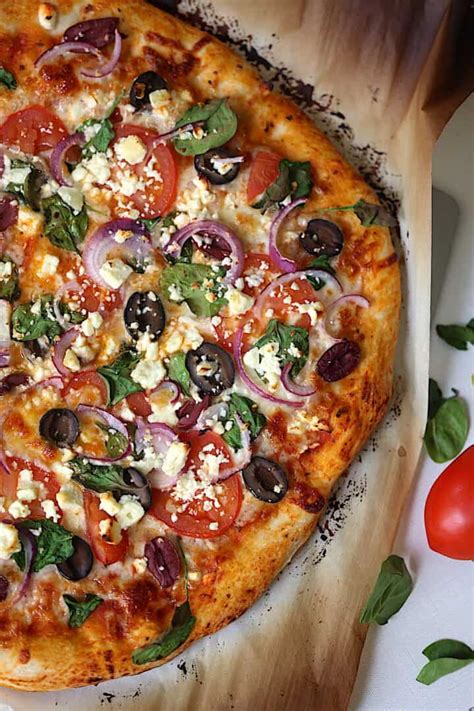 Easy Mediterranean Pizza Recipe Tasty Oven