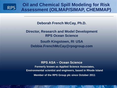 Pdf Oil And Chemical Spill Modeling For Risk Oil And Chemical Spill Modeling For Risk