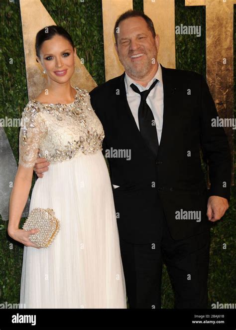 West Hollywood Ca February 24 Georgina Chapman Harvey Weinstein